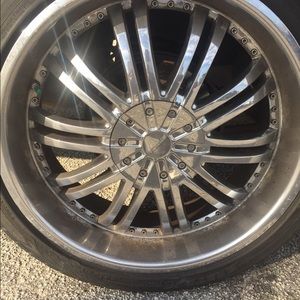 Other | 22 Chrome Rims And Tires | Poshmark